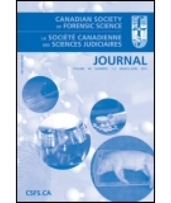 Canadian Society of Forensic Science Journal - Philippine distributor ...
