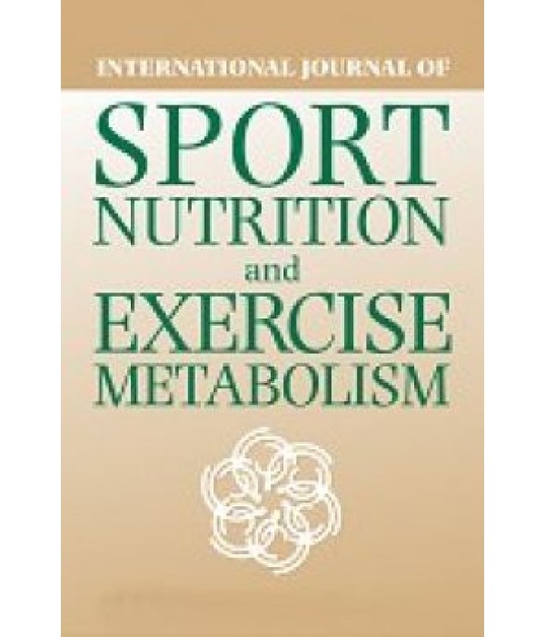 International Journal of Sport Nutrition and Exercise Metabolism ...
